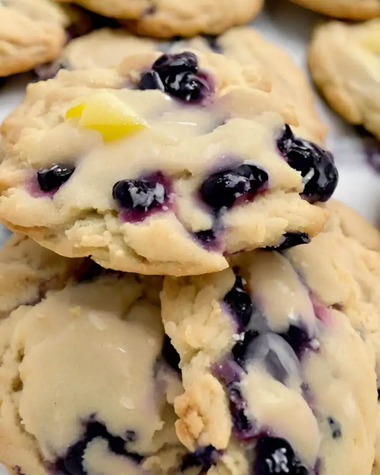Easy Lemon Blueberry Cookies Recipe - Soft & Chewy Delight